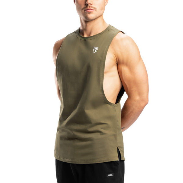 Elemental Tank Top - Army Green - Rise