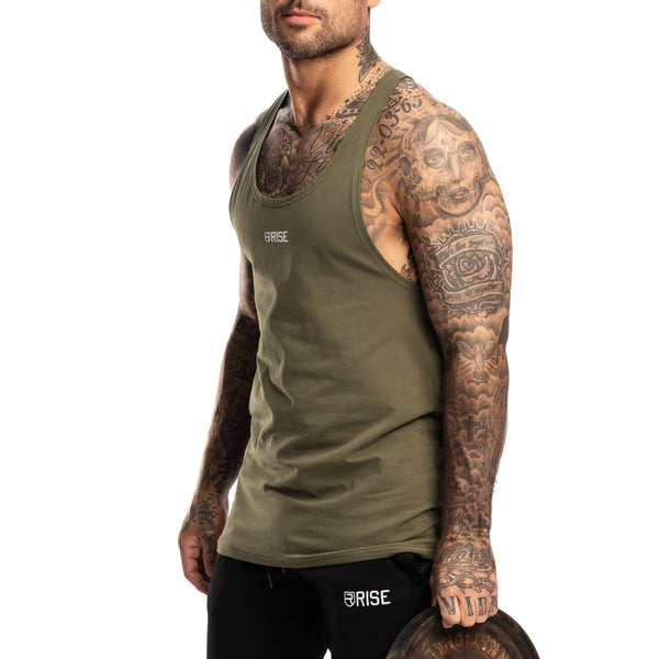 Essential Stringer - Army Green - Rise