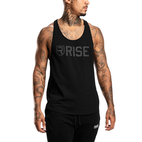 Signature Stringer - Black on Black - Rise