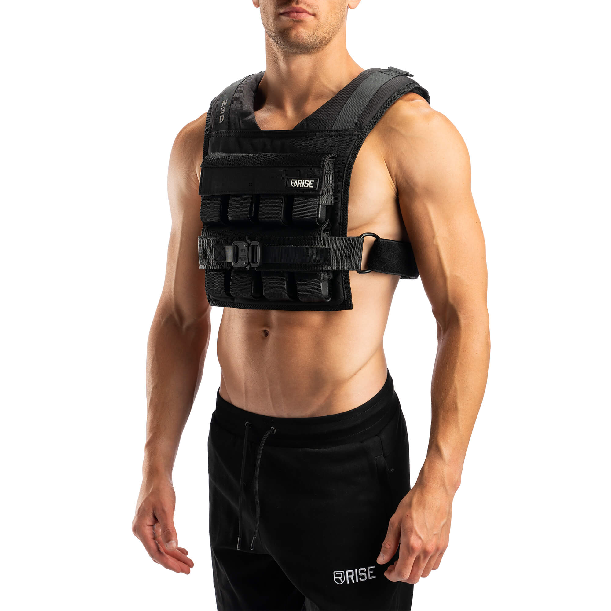 Alpha 1 Weighted Vest - Black - Rise
