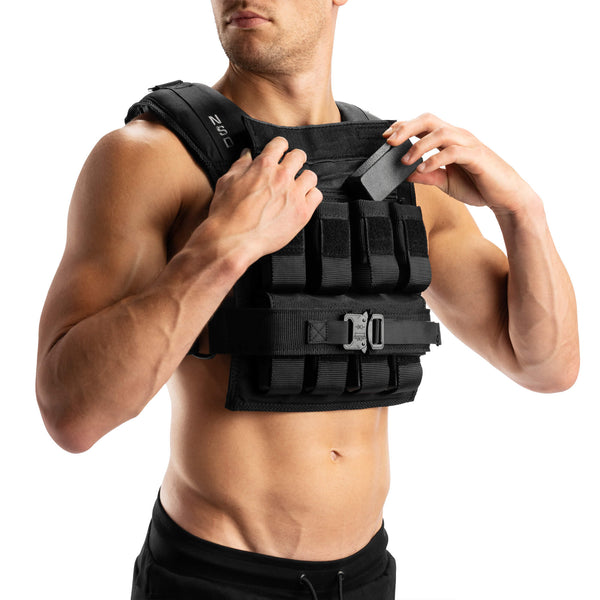 Alpha 1 Weighted Vest - Black - Rise