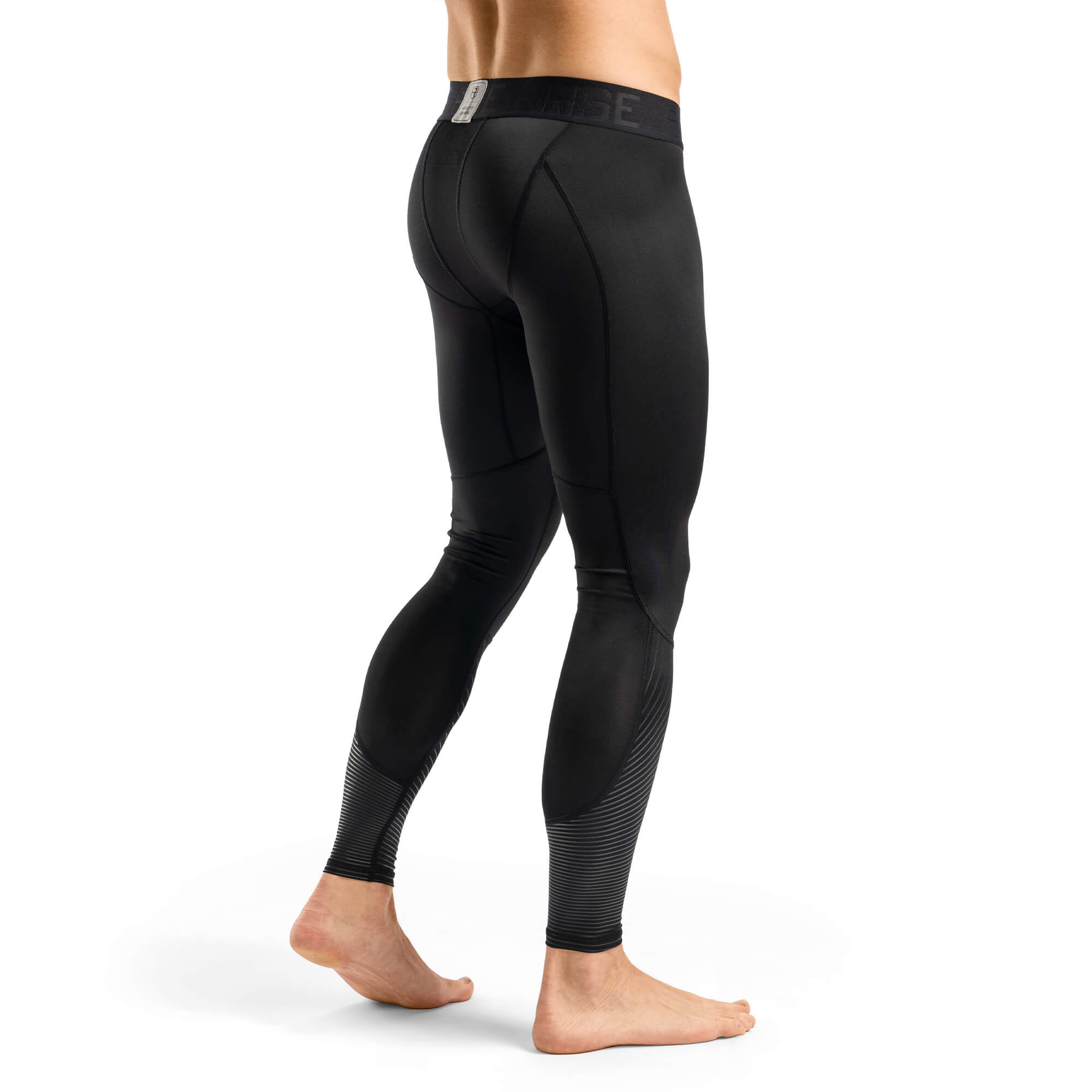 Active Dry Compression Pants - Black - Rise