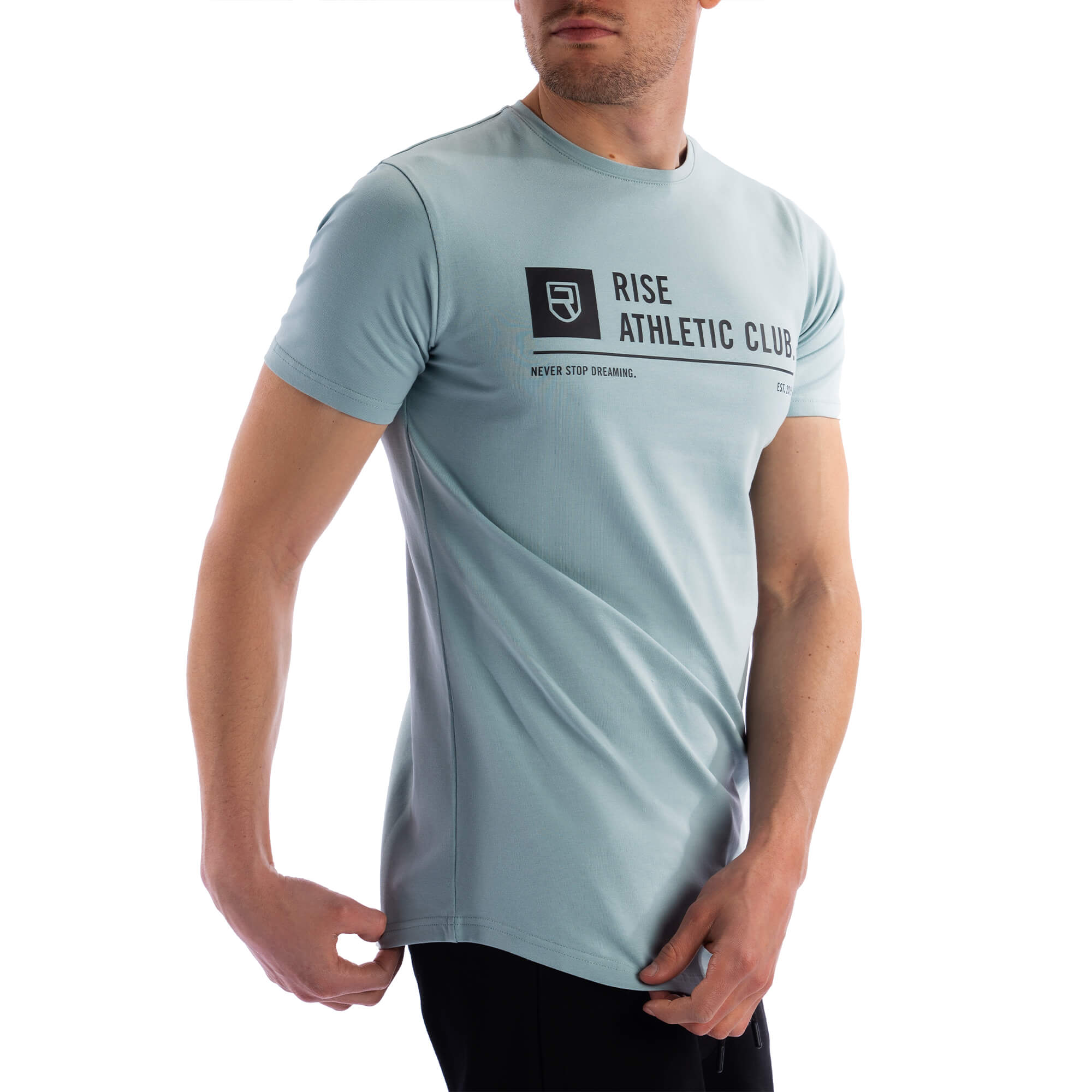 Athletic Club T-Shirt - Slate Blue - Rise